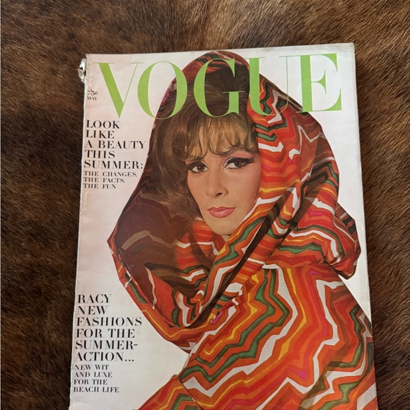 Vogue | Design | Vintage Vogue Magazine With Colorful Cover | Poshmark